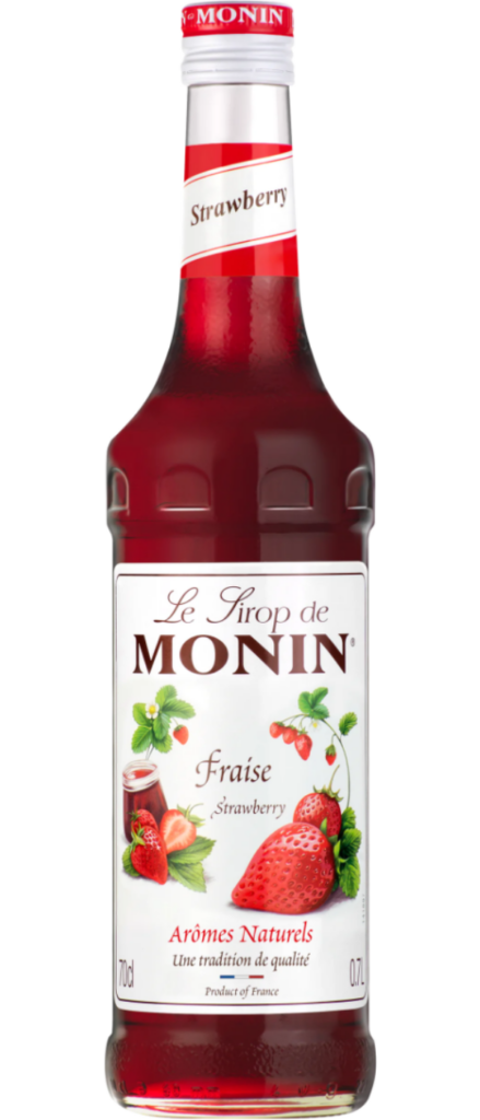 MONIN FRAISE (STRAWBERRY) SYRUP | OAK Cava