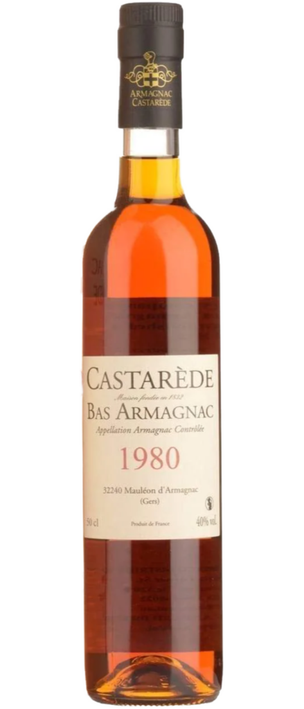 CASTAREDE 1980 FRENCH ARMAGNAC 500ML | OAK Cava