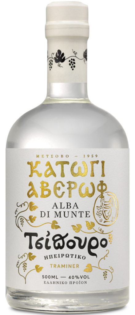 ΚΑΤΩΓΙ ΑΒΕΡΩΦ ΤΣΙΠΟΥΡΟ ALBA DI MUNTE TRAMINER 500ML | OAK Cava